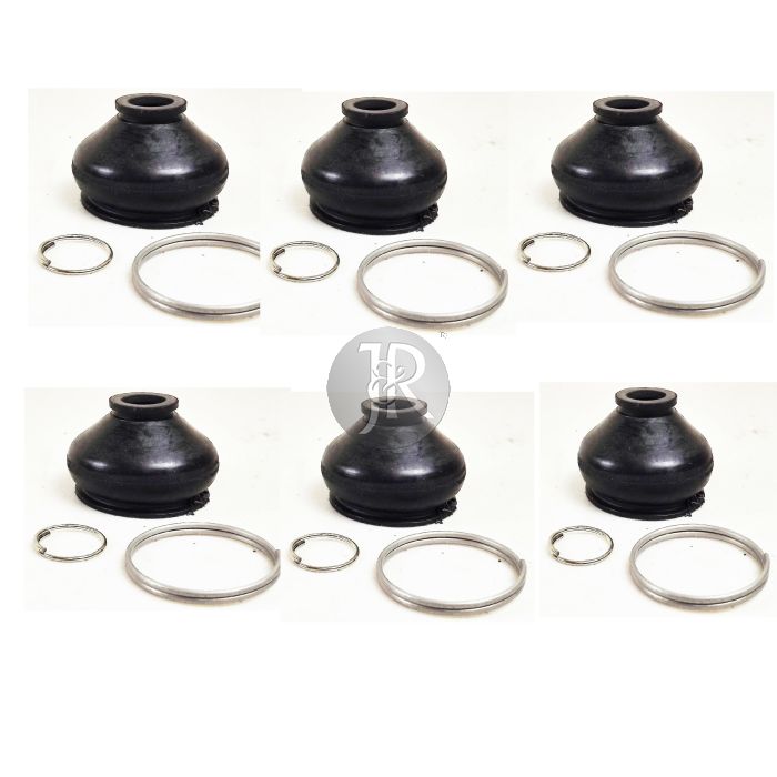 6 x (Medium) Track Rod End and Ball Joint boot kit