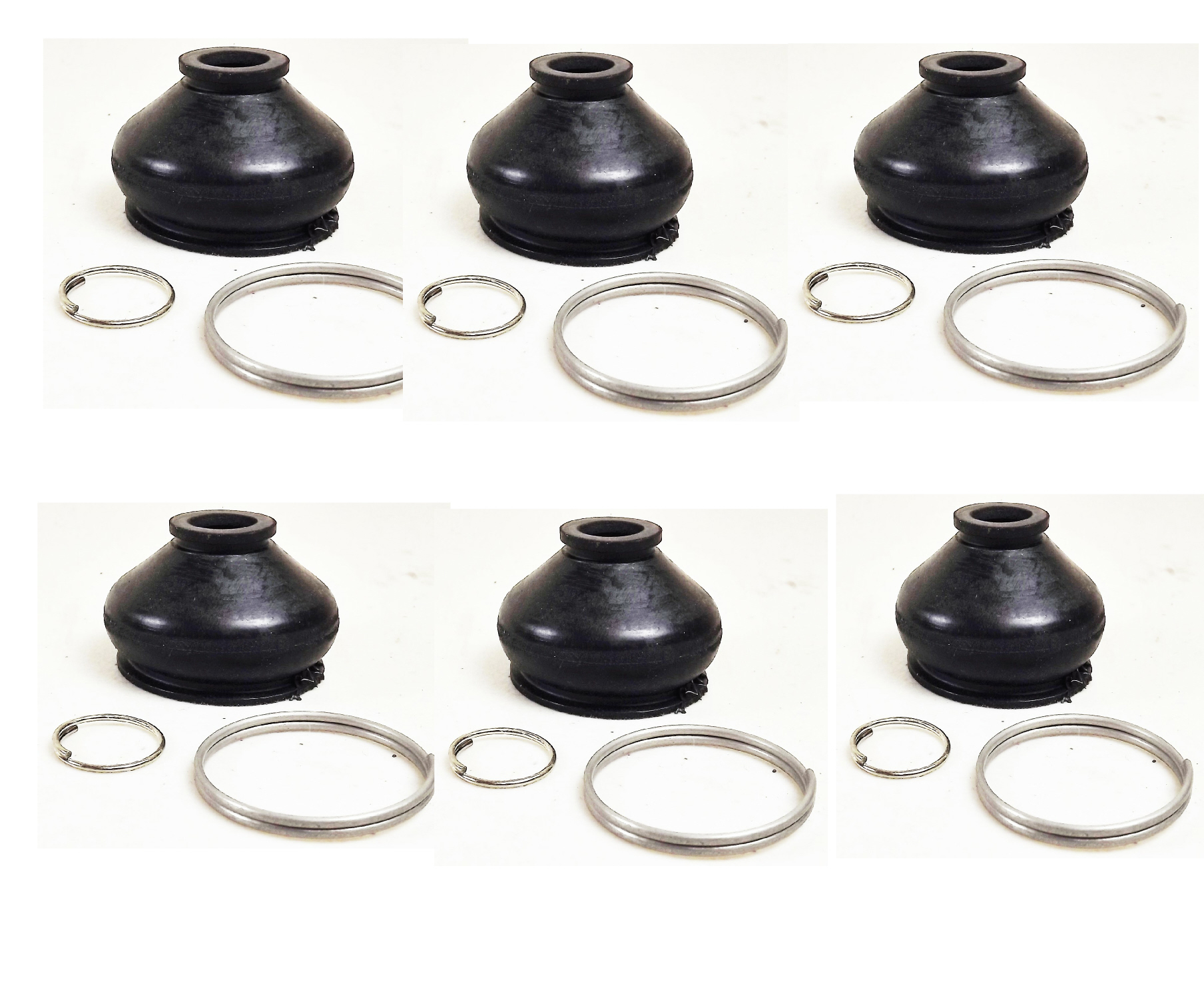 6 x (Medium) Track Rod End and Ball Joint boot kit