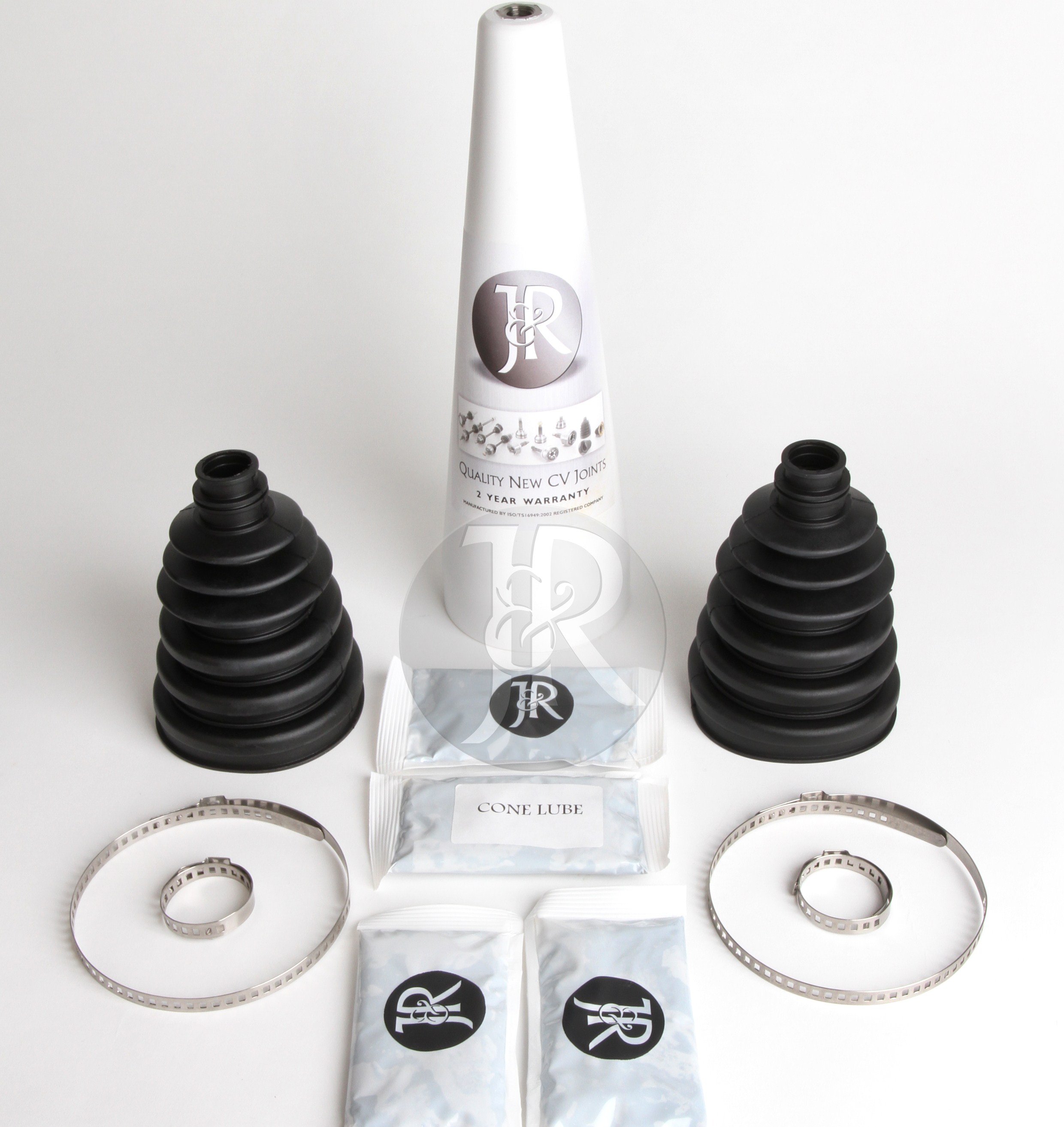 2X Stretch Boot Kit's & 1X Fitting Cone